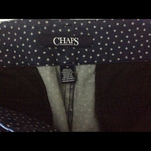 Chaps | Shorts | Chaps Star Pattern Navy Blue Shorts | Poshmark